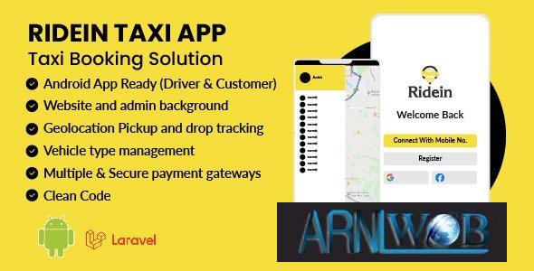 Android Taxi Booking App with Admin Panel - Get a Ride with RideIn Taxi ...